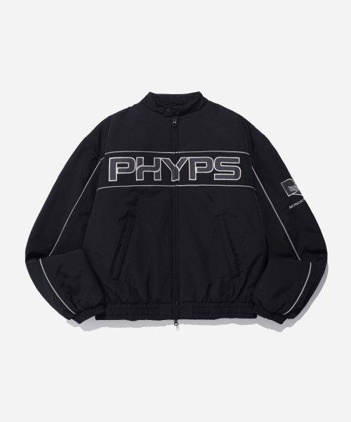 피지컬 에듀케이션 디파트먼트 PHYPS® CHALLENGER RACER JACKET BLACK - 위시버킷