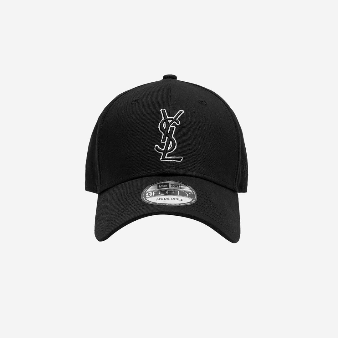 생로랑 Saint Laurent x New Era YSL Monogram Cap Black - 위시버킷