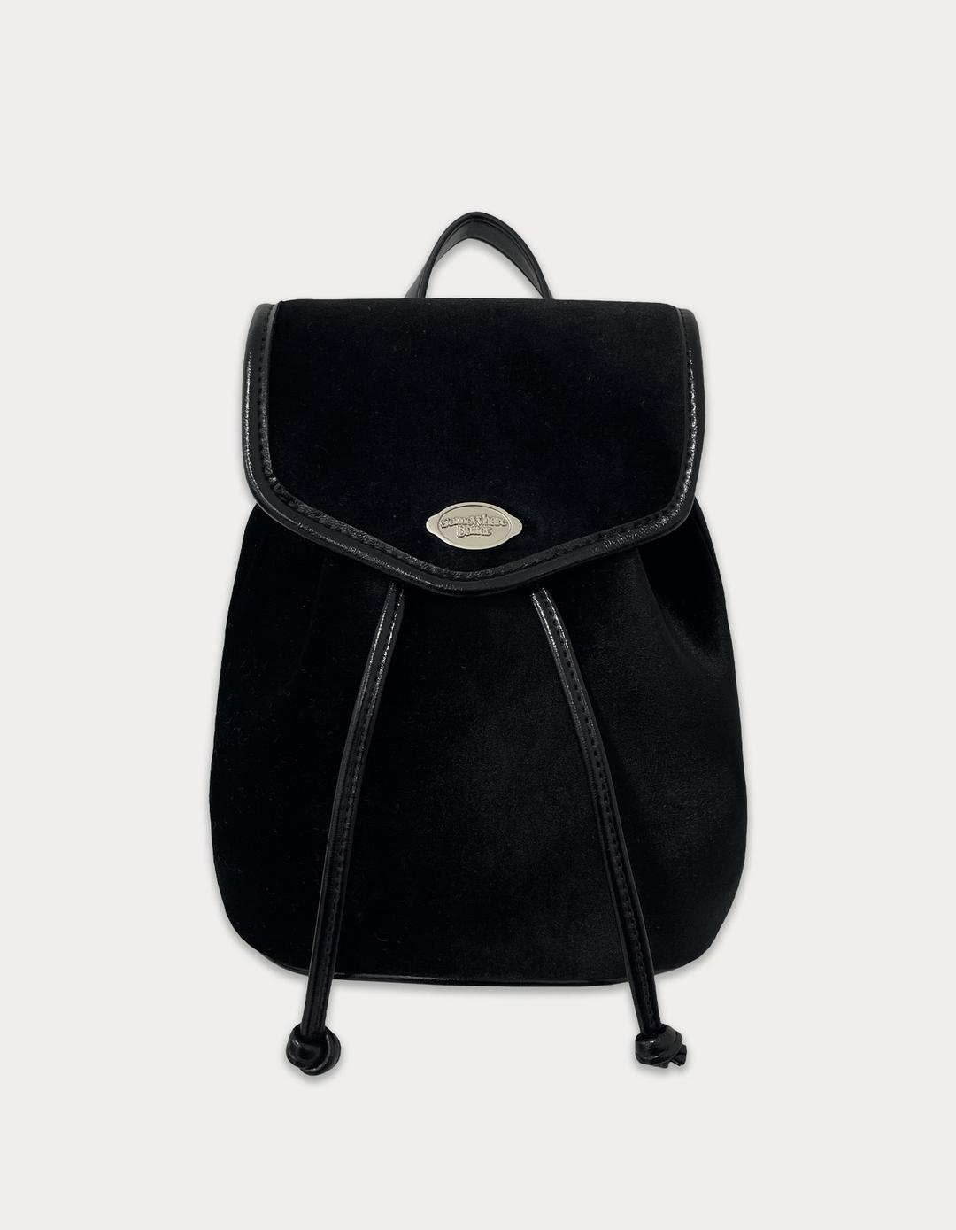 썸웨어버터 [release 15%] Velvet mini fle backpack - velvet black / 12월 말 순차 출고 - 위시버킷