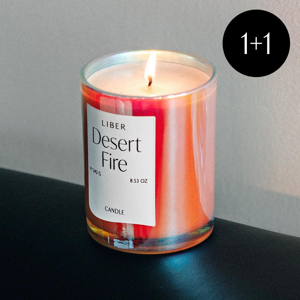 리베르 [1+1/리본포장] 리베르 글로우 캔들 242g - 위시버킷