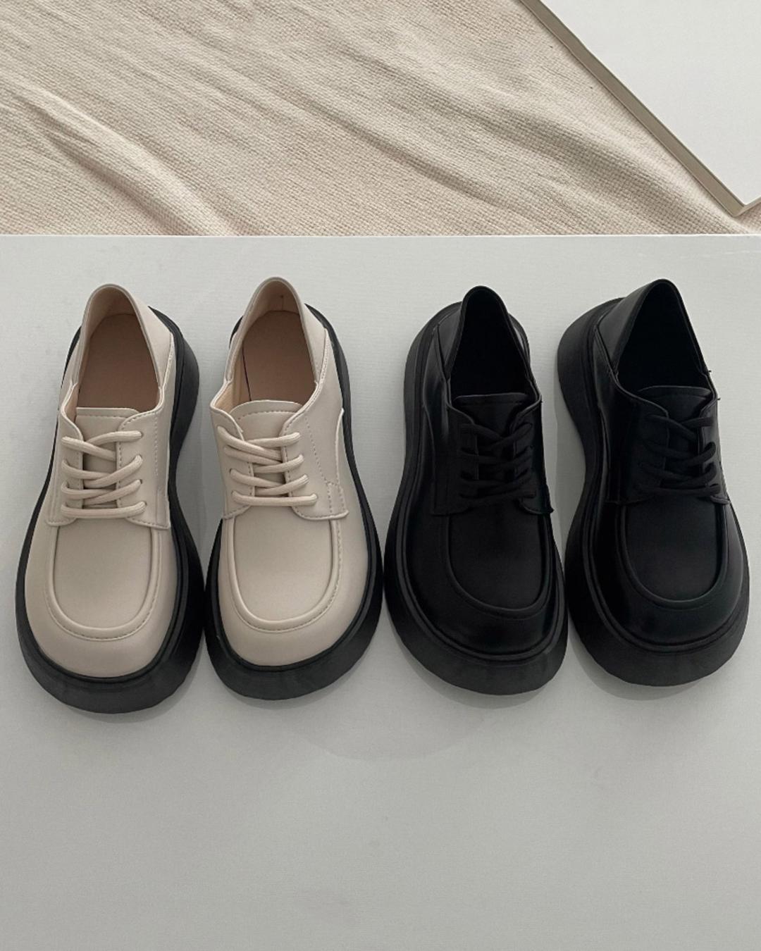 하몽마켓 Platform derby shoes - 위시버킷