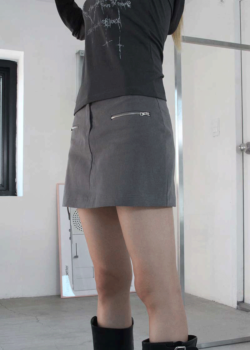 이오엔 Eon Biker Matt Mini Skirt Pants 2color 위시버킷