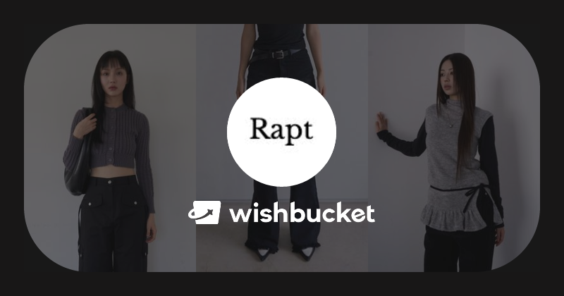 Rapt의 실시간 인기 위시템 - 위시버킷